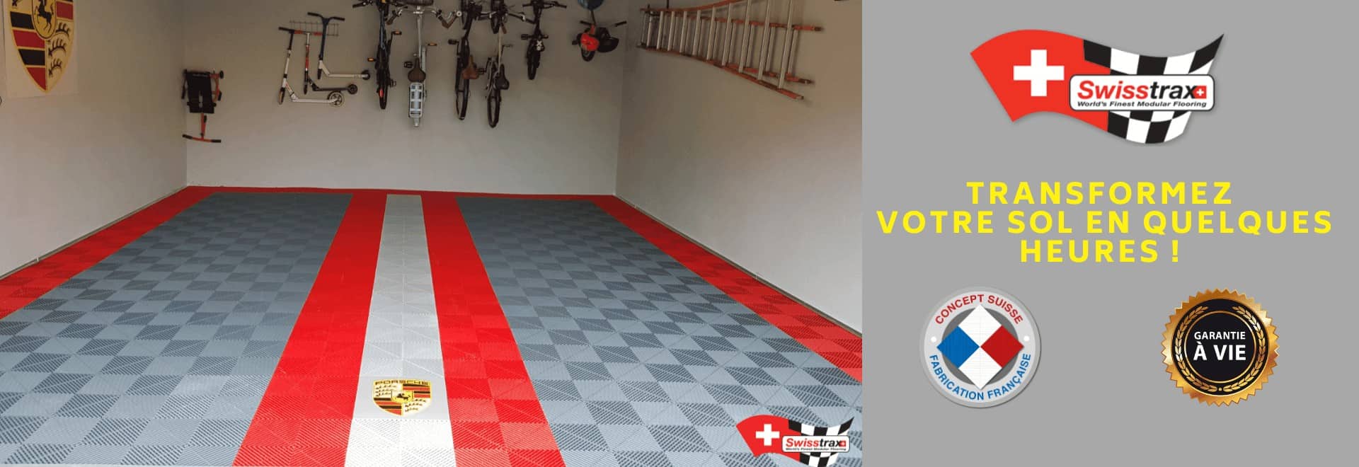 Dalles de sol clipsables | Dalles pour garage | Sol modulable